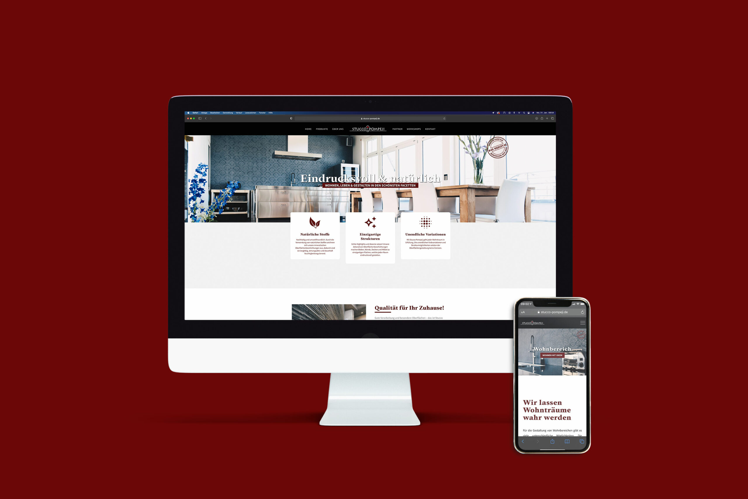 Stucco Pompeji - KONZEPTHAFEN